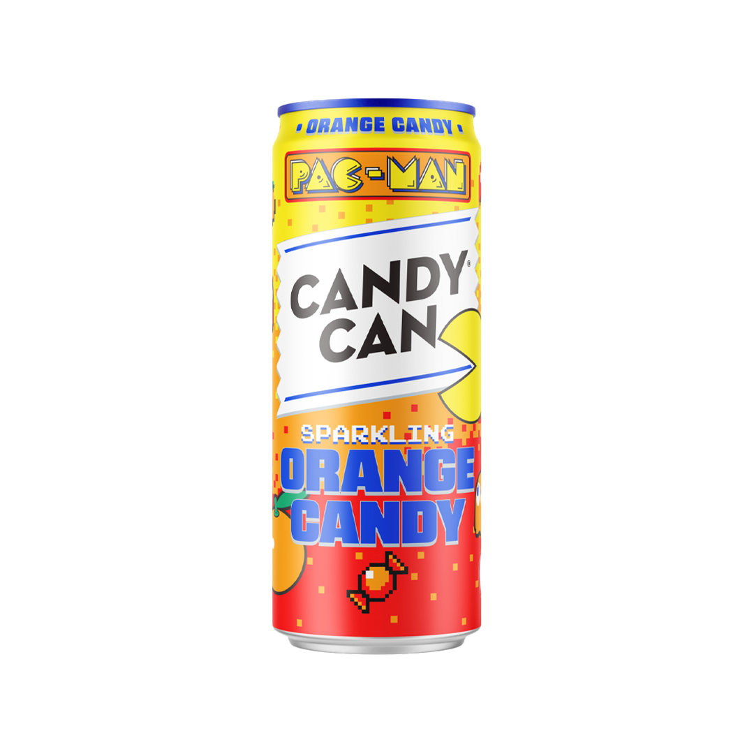 Candy Can Pac‑Man Orange Candy 330 ml – Refrigerante Colecionável ...