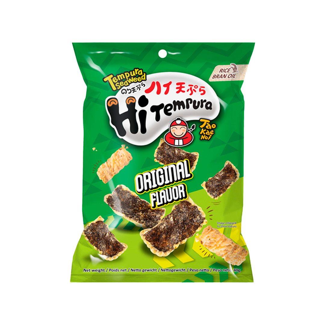 Seaweed Hi Tempura Original – Snack de Alga Crocante Estilo Asiático ...